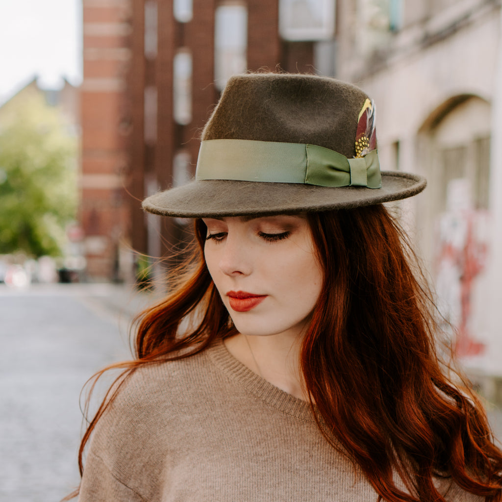 The Alpaca Doyle - Wool Felt Hat – Borges & Scott